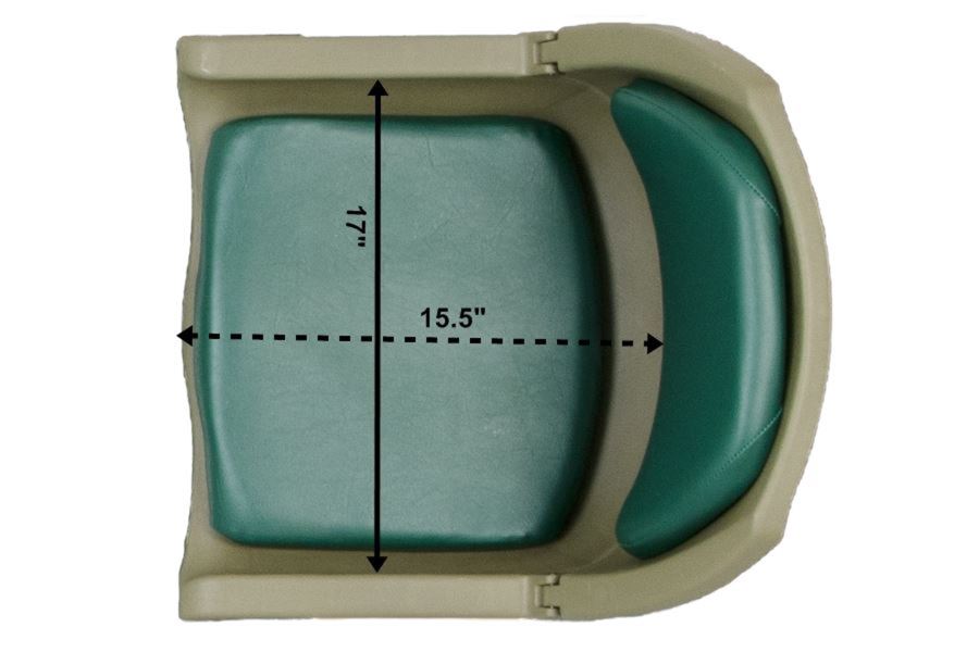Green Swivel Seat - SeaEagle.com