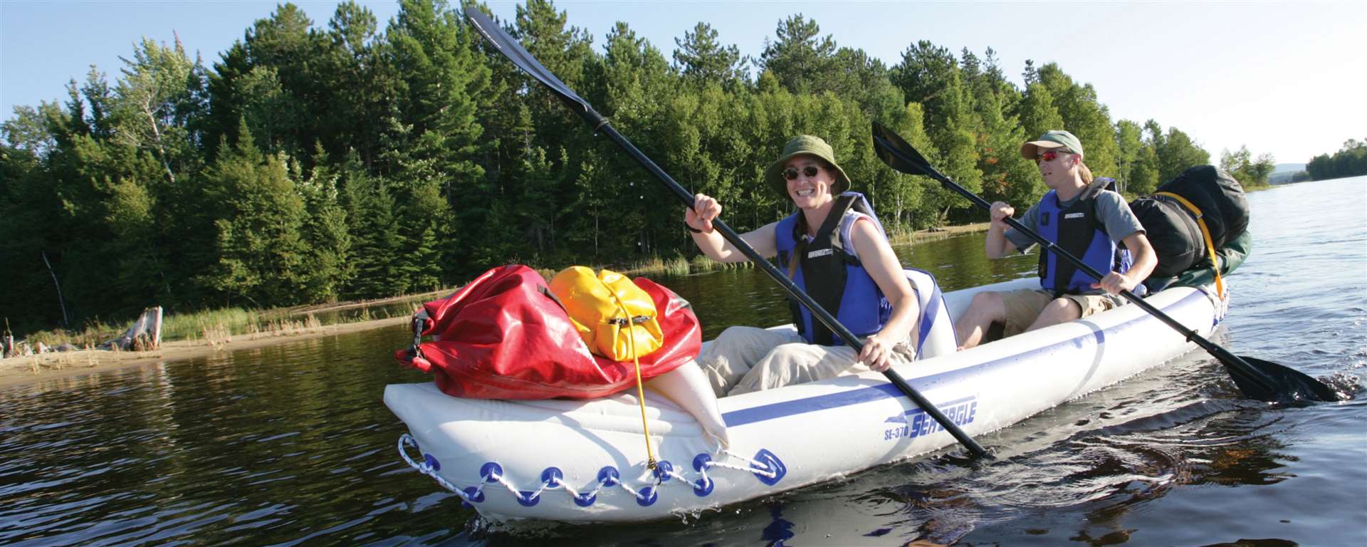 Sea Eagle SE370 Sport Kayak 3 person Inflatable Kayak | 12 ft 6 in | 33 lb