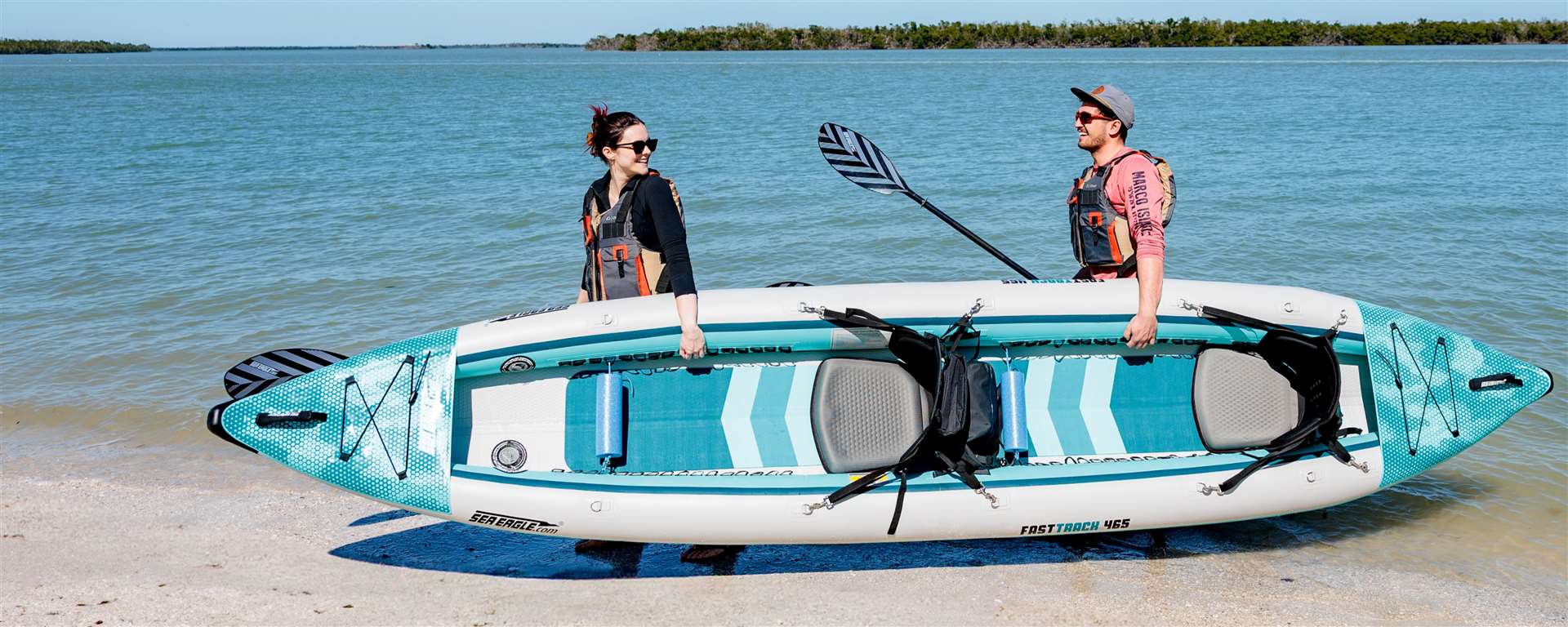 Sea Eagle 465ft FastTrack™ V-bottom 3 person Inflatable Kayak | 15 ft 3 ...