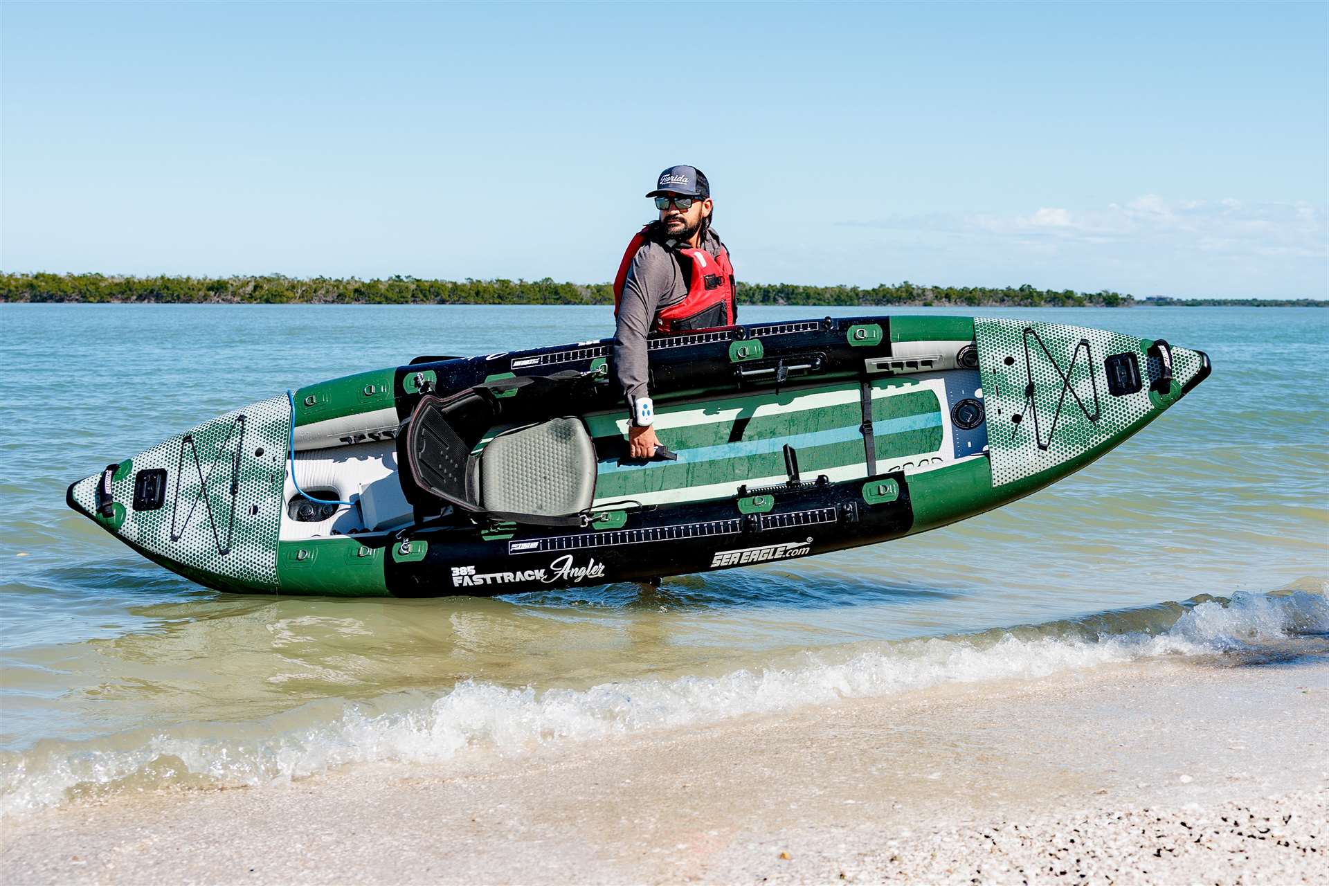 Sea Eagle 385fta FastTrack™ Angler 3 person Inflatable Kayak | 12 ft 6 ...