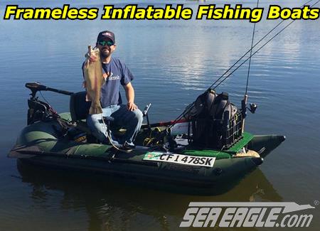 Frameless Pontoon Boat – Inflatable Pontoon Boat for one person fishing