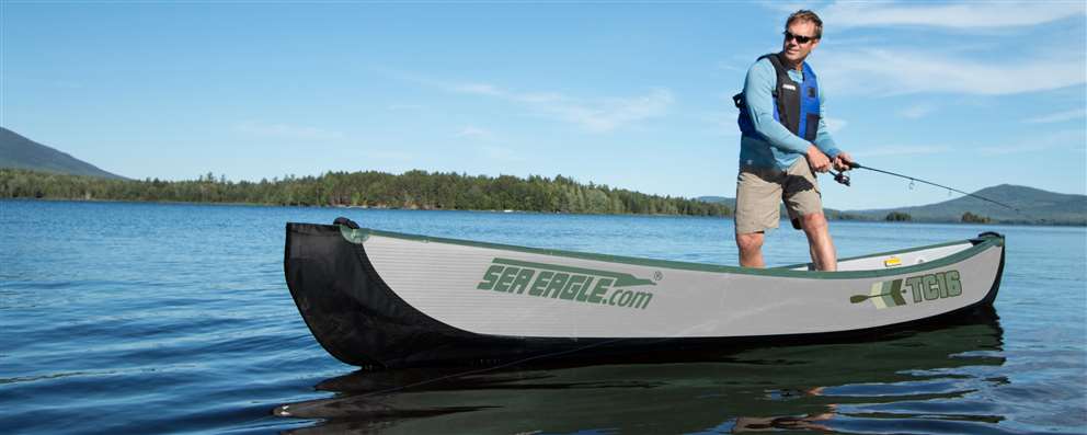 Sea Eagle TC16 3 person Inflatable Canoe. Package Prices starting at ...