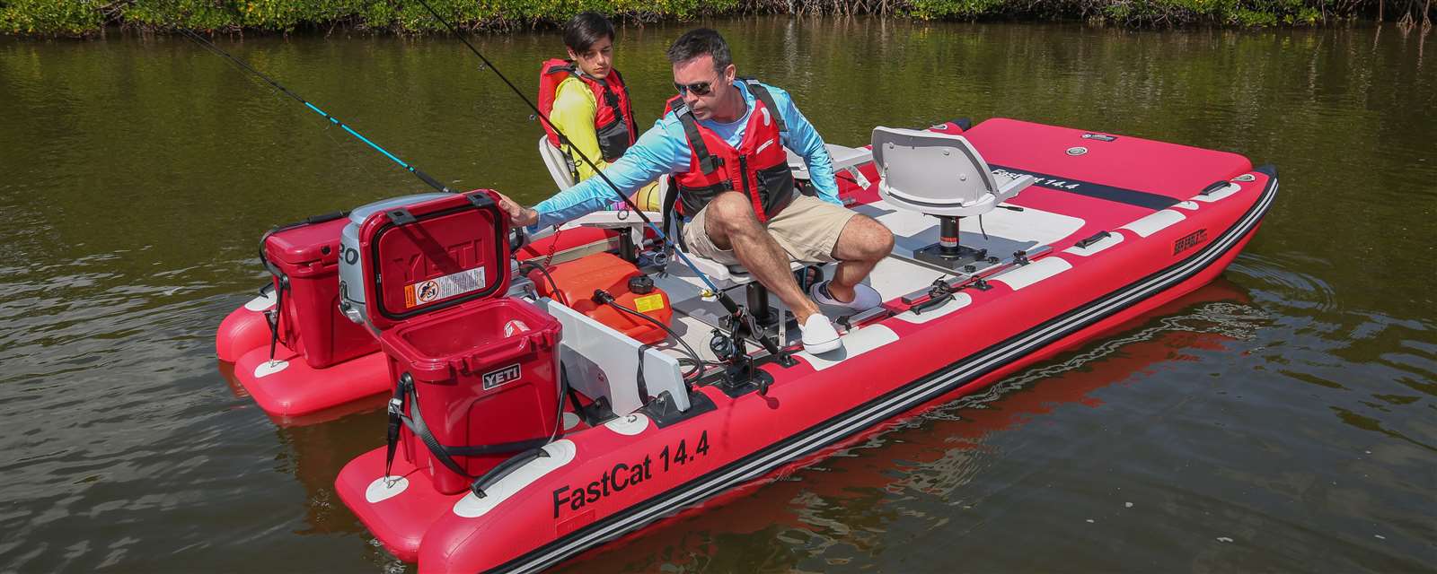 Sea Eagle FastCat14 4 person Inflatable Boat. Package Prices starting ...
