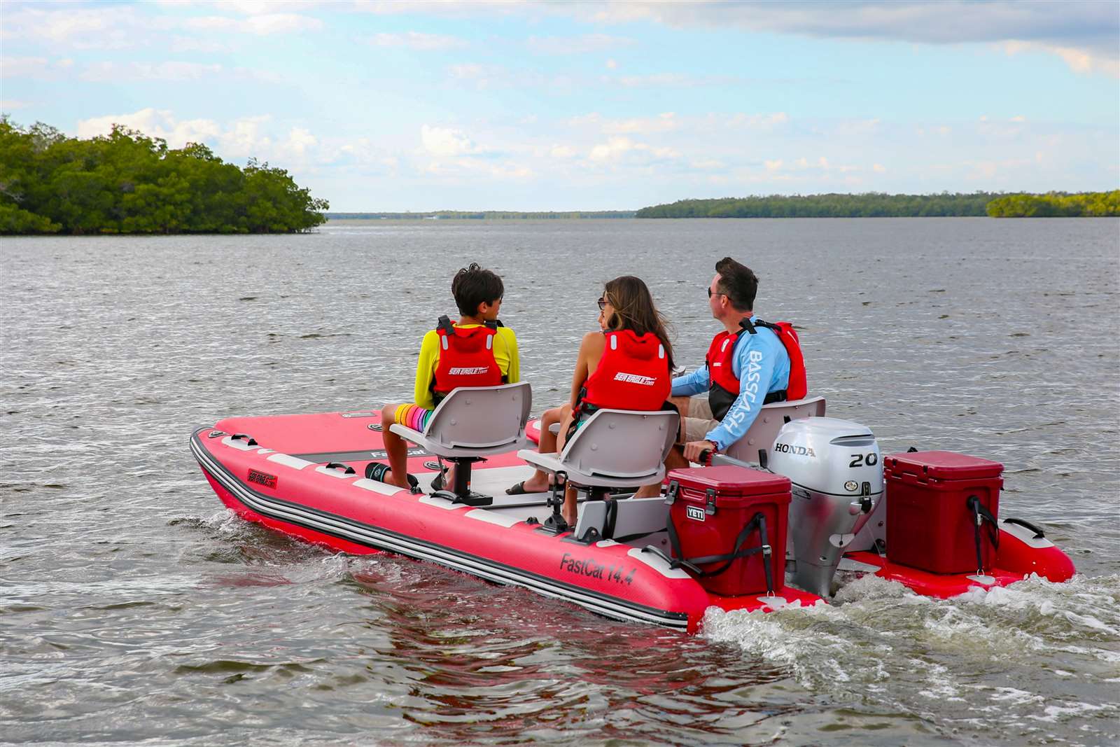 Sea Eagle FastCat14 4 person Inflatable Boat. Package Prices starting ...