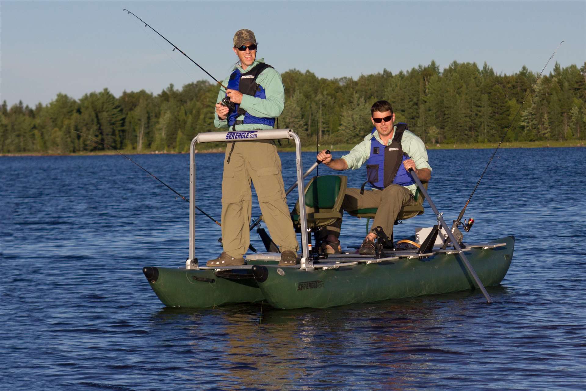 Sea Eagle 375fc 2 person Inflatable Fishing Boat. Package Prices ...