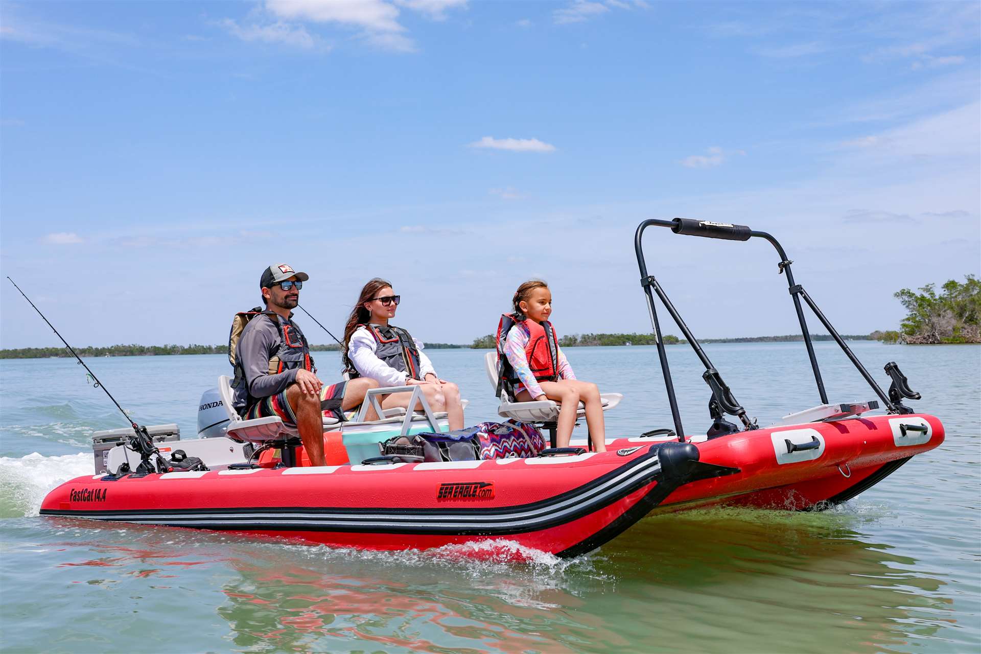 Sea Eagle FastCat14 4 person Inflatable Boat. Package Prices starting ...