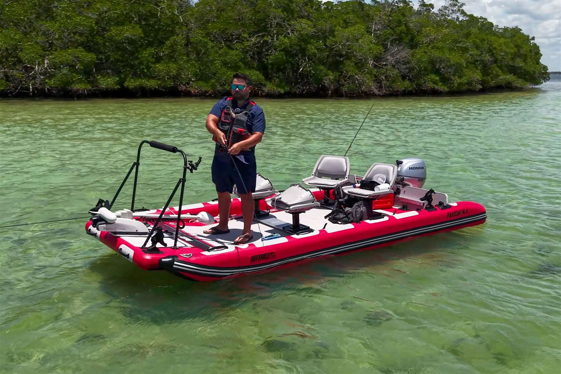 Sea Eagle FastCat14 4 person Inflatable Boat. Package Prices starting ...