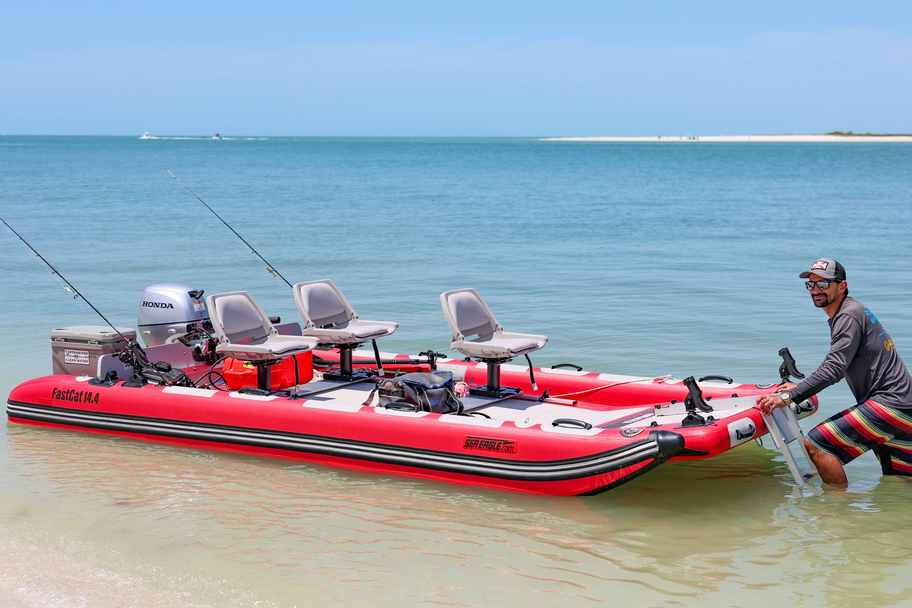 Sea Eagle FastCat14 4 person Inflatable Boat. Package Prices starting ...
