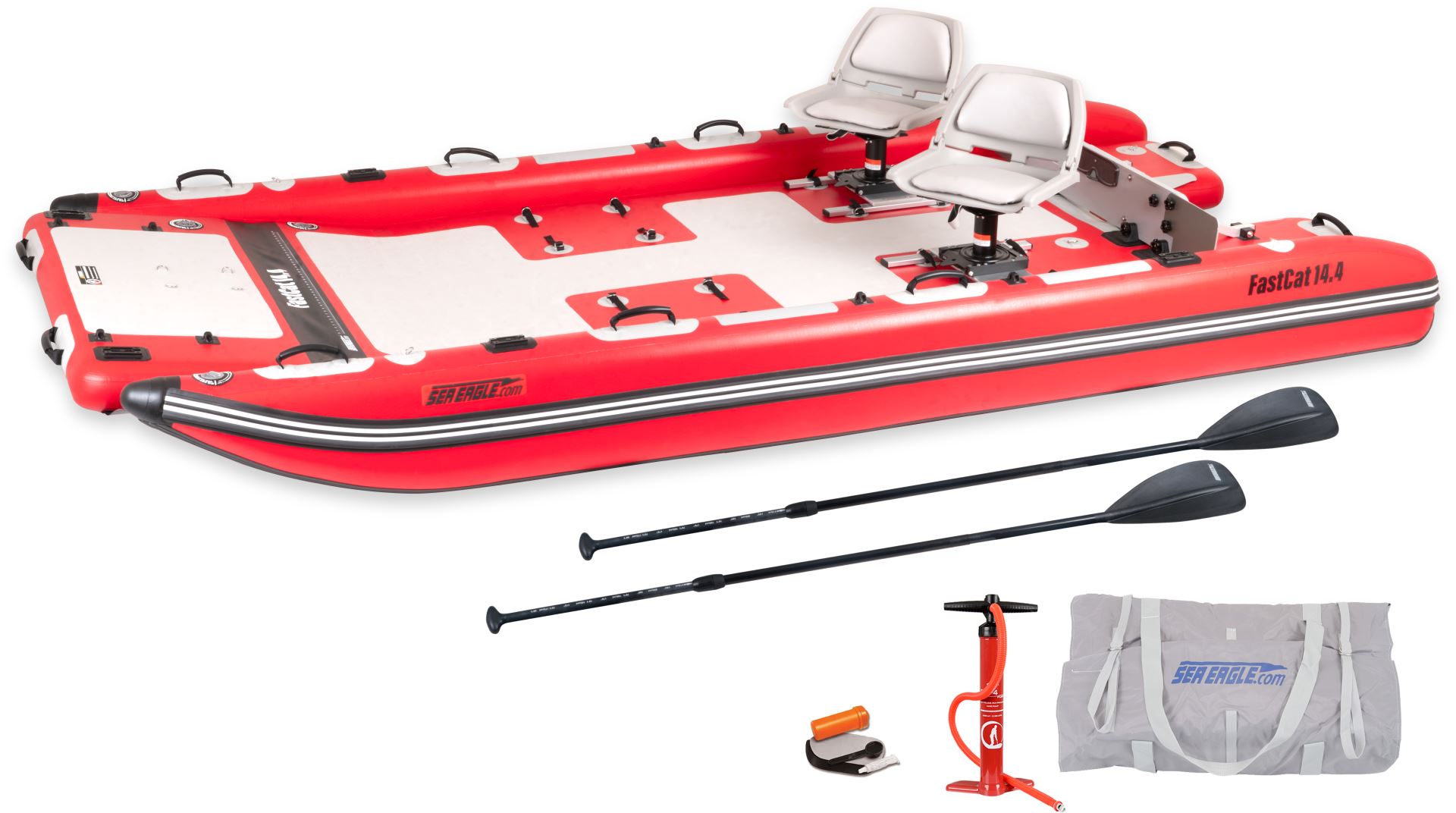Sea Eagle FastCat14 4 person Inflatable Boat. Package Prices starting ...