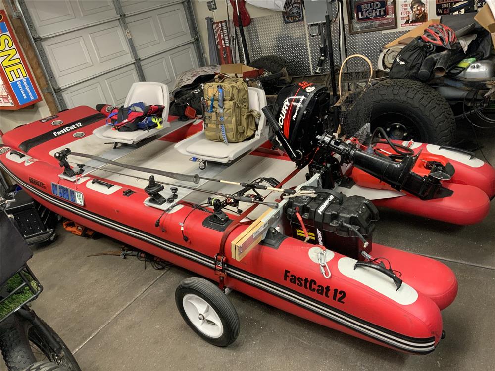 Sea Eagle FastCat12™ Catamaran 2 person Inflatable Boat | 12 ft 9 in ...